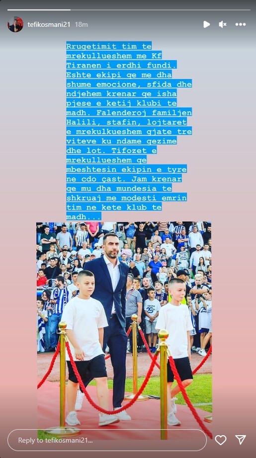 Zyrtare/ Tefik Osmani njofton largimin nga Tirana - Shqiptarja.com